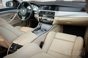 Grey BMW 520 2013 in Tukums, with an engine capacity of 2.00 L and mileage of 216 thousand km for 8590 €, photo 9 on AUTOMOTO.COM.LV