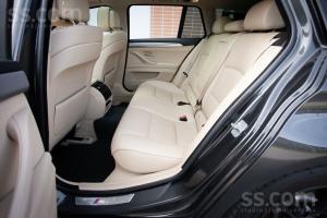 Grey BMW 520 2013 in Tukums, with an engine capacity of 2.00 L and mileage of 216 thousand km for 8590 €, photo 15 on AUTOMOTO.COM.LV