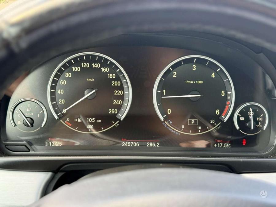 Pelēks BMW 520 2013 Vilkaviškis, ar dzinēja tilpumu 2.00 L un nobraukumu 245 tūkst. km par 10200 €, foto 12 vietnē AUTOMOTO.COM.LV