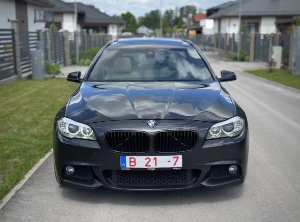 Grey BMW 520 2013 in Jelgava, with an engine capacity of 2.00 L and mileage of 307 thousand km for 9750 €, photo 3 on AUTOMOTO.COM.LV