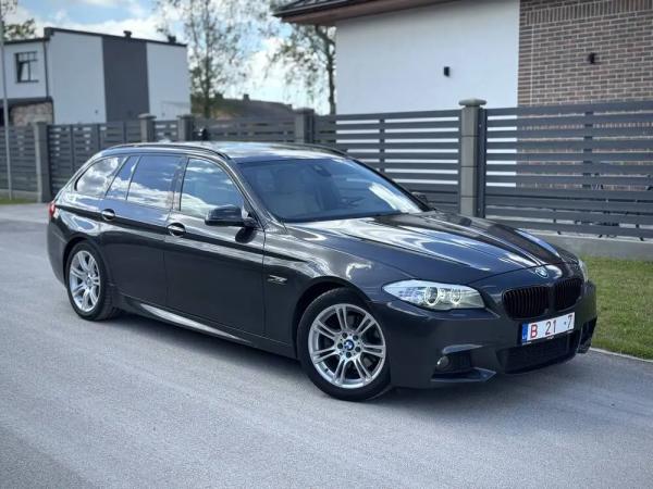 Grey BMW 520 2013 in Jelgava, with an engine capacity of 2.00 L and mileage of 307 thousand km for 9750 €, photo 6 on AUTOMOTO.COM.LV