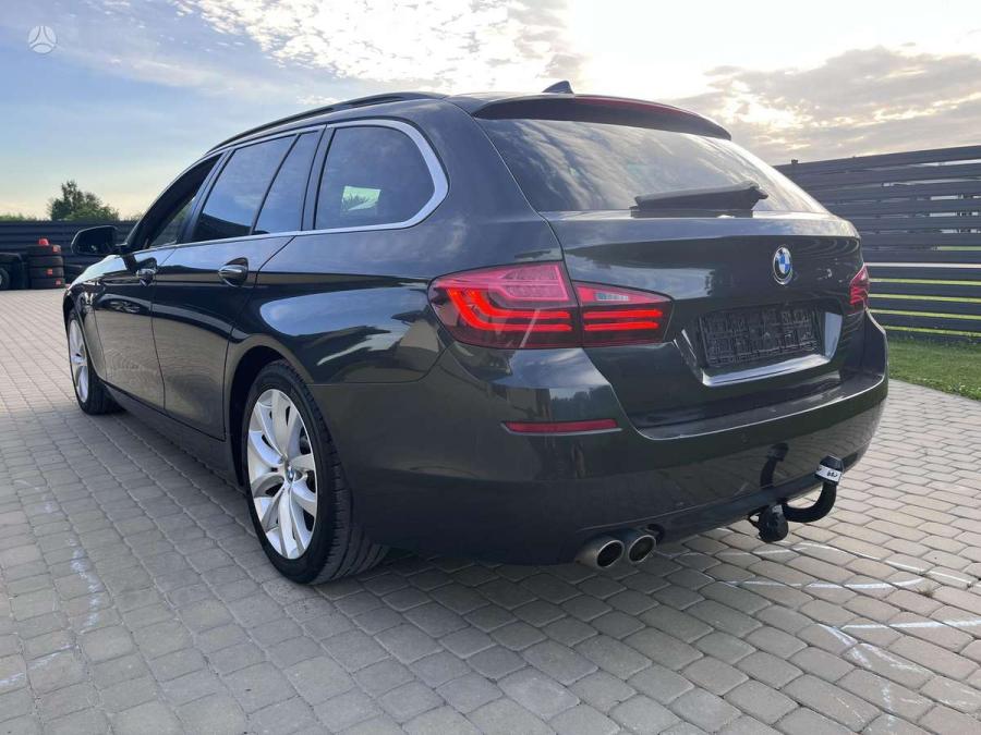 Grey BMW 520 2013 in Kaunas, with an engine capacity of 2.00 L and mileage of 288 thousand km for 8200 €, photo 5 on AUTOMOTO.COM.LV