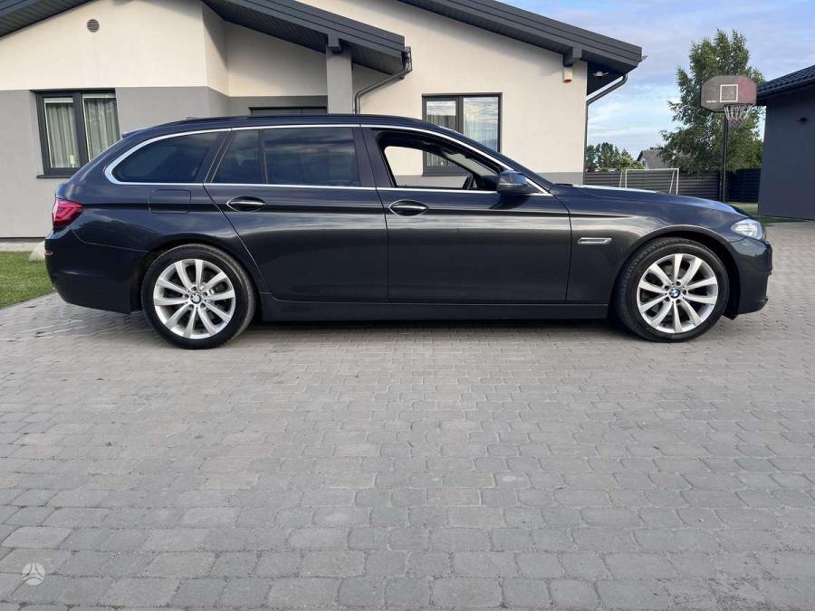 Grey BMW 520 2013 in Kaunas, with an engine capacity of 2.00 L and mileage of 288 thousand km for 8200 €, photo 8 on AUTOMOTO.COM.LV