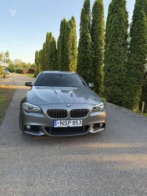 Grey BMW 520 2013 in Kedainiai, with an engine capacity of 2.00 L and mileage of 371 thousand km for 8500 €, photo  on AUTOMOTO.COM.LV