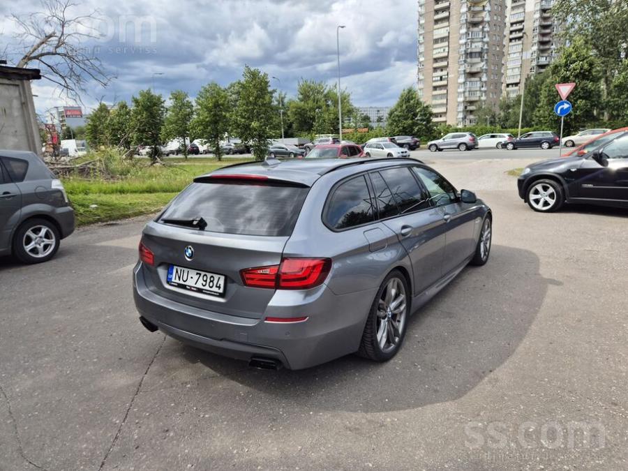 Grey BMW 520 2013 in Riga, with an engine capacity of 2.00 L and mileage of 329 thousand km for 8990 €, photo 7 on AUTOMOTO.COM.LV
