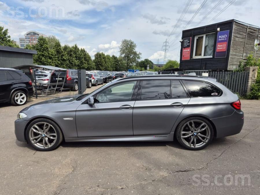 Grey BMW 520 2013 in Riga, with an engine capacity of 2.00 L and mileage of 329 thousand km for 8990 €, photo 10 on AUTOMOTO.COM.LV