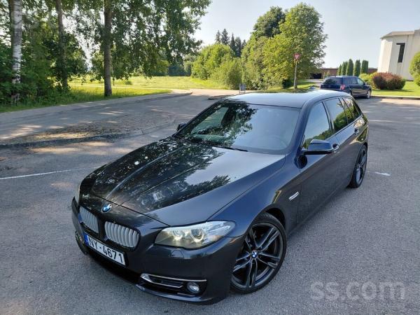 Pelēks BMW 520 2013 Aizkraukle, ar dzinēja tilpumu 2.00 L un nobraukumu 330 tūkst. km par 9700 €, foto 1 vietnē AUTOMOTO.COM.LV