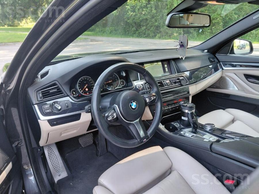 Pelēks BMW 520 2013 Aizkraukle, ar dzinēja tilpumu 2.00 L un nobraukumu 330 tūkst. km par 9700 €, foto 7 vietnē AUTOMOTO.COM.LV