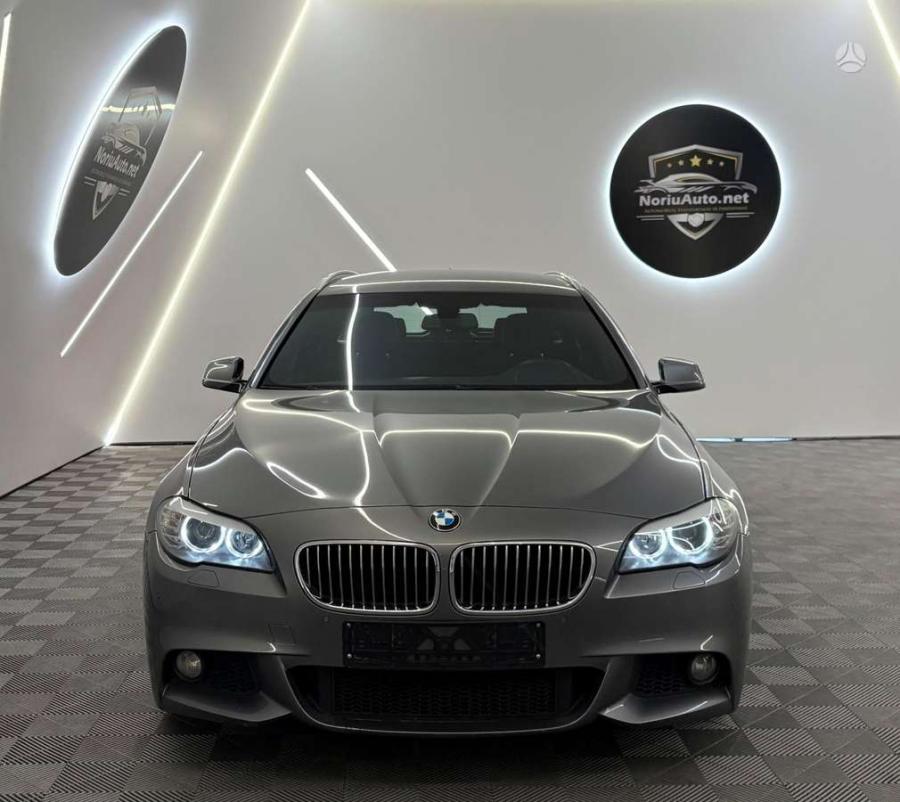 Grey BMW 520 2013 in Marijampole, with an engine capacity of 2.00 L and mileage of 306 thousand km for 8950 €, photo 12 on AUTOMOTO.COM.LV