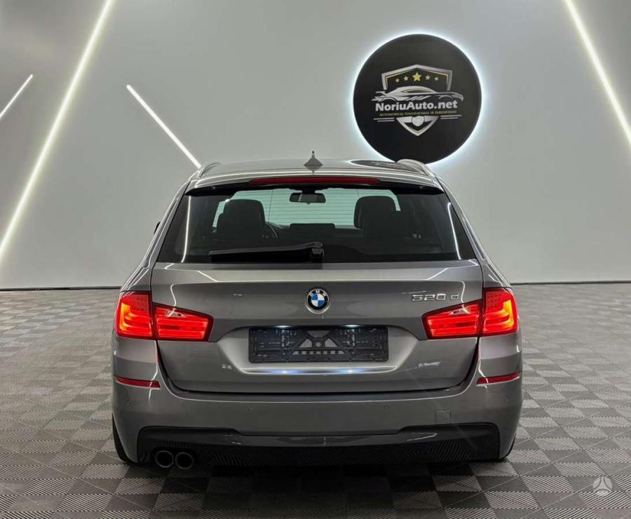 Grey BMW 520 2013 in Marijampole, with an engine capacity of 2.00 L and mileage of 306 thousand km for 8950 €, photo 30 on AUTOMOTO.COM.LV