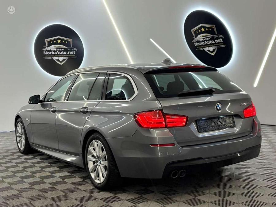 Grey BMW 520 2013 in Marijampole, with an engine capacity of 2.00 L and mileage of 306 thousand km for 8950 €, photo 32 on AUTOMOTO.COM.LV