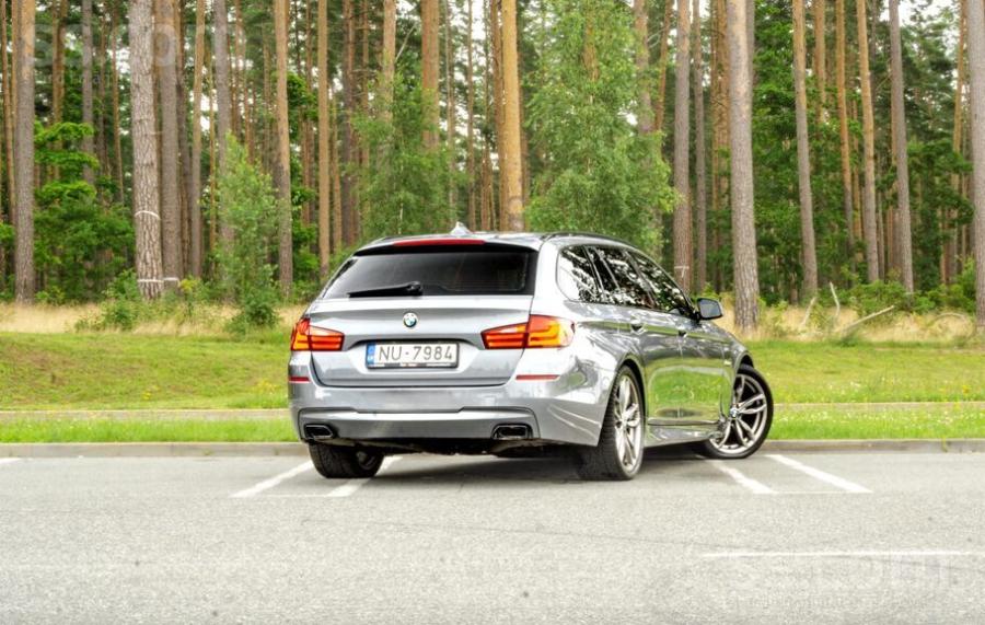 Grey BMW 520 2013 in Riga, with an engine capacity of 2.00 L and mileage of 329 thousand km for 8990 €, photo 7 on AUTOMOTO.COM.LV
