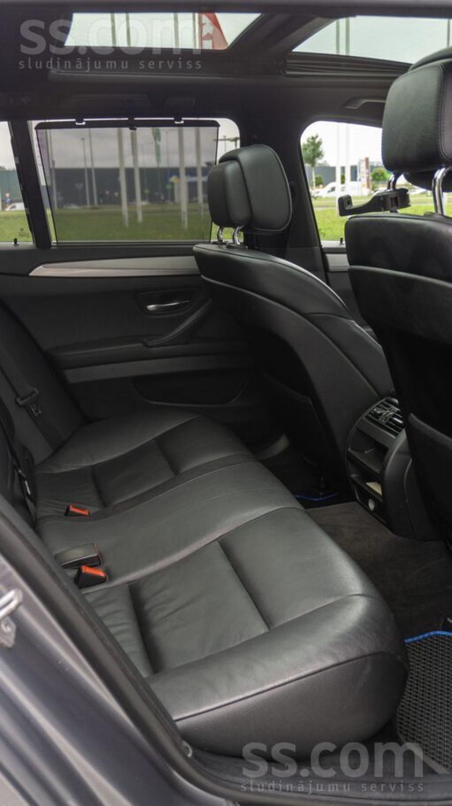 Grey BMW 520 2013 in Riga, with an engine capacity of 2.00 L and mileage of 329 thousand km for 8990 €, photo 34 on AUTOMOTO.COM.LV