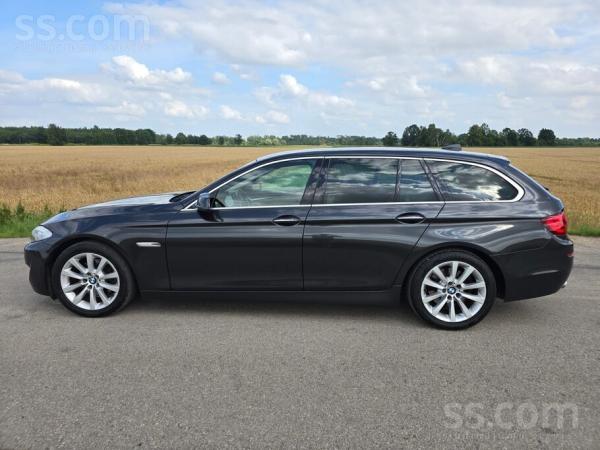 Grey BMW 520 2013 in Jelgava, with an engine capacity of 2.00 L and mileage of 292 thousand km for 10400 €, photo 6 on AUTOMOTO.COM.LV