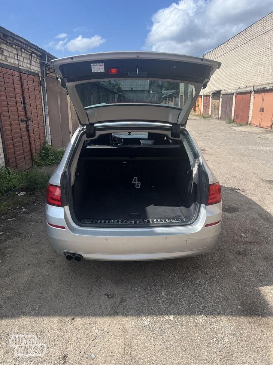 Grey BMW 520 2013 in Kaunas, with an engine capacity of 2.00 L and mileage of 362 thousand km for 6000 €, photo 13 on AUTOMOTO.COM.LV
