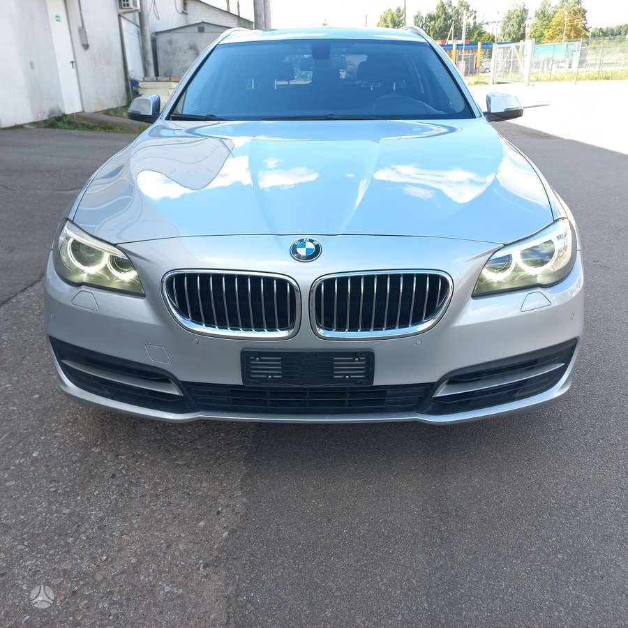 Grey BMW 520 2013 in Panevezys, with an engine capacity of 2.00 L and mileage of 221 thousand km for 7850 €, photo 1 on AUTOMOTO.COM.LV
