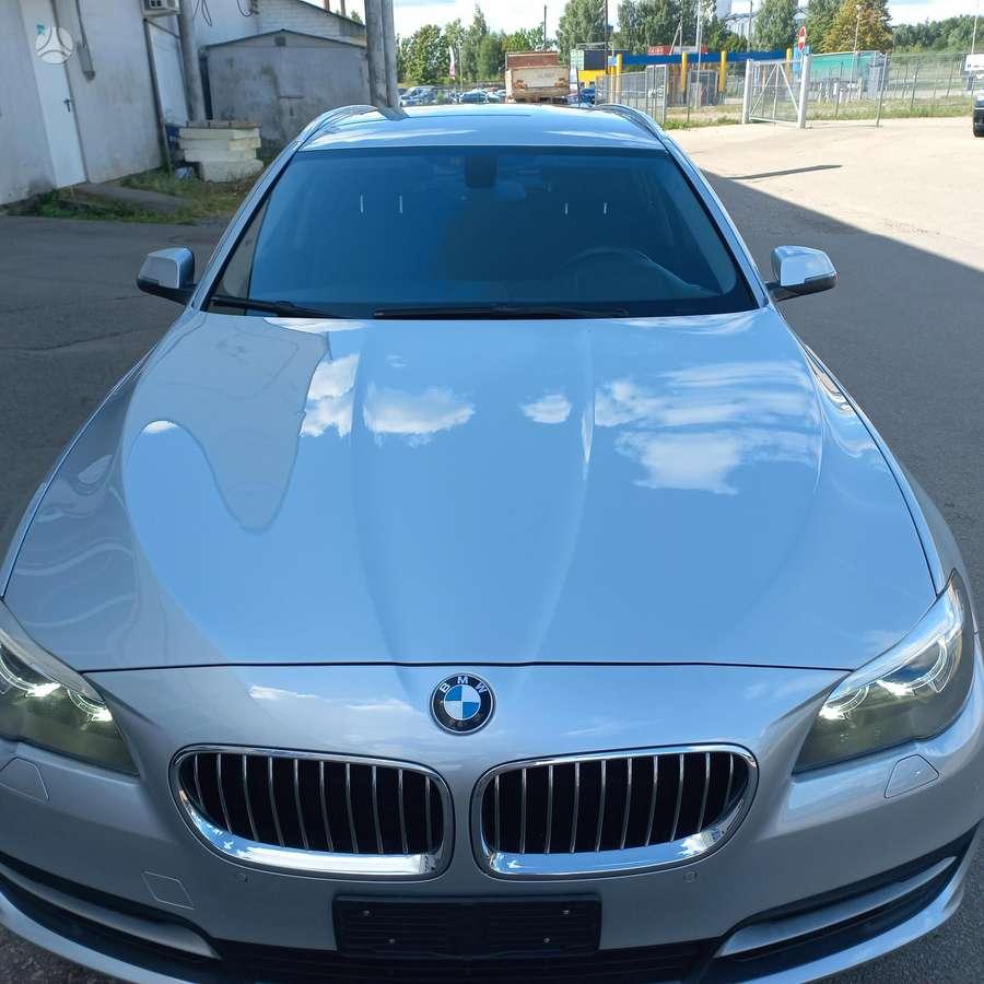 Grey BMW 520 2013 in Panevezys, with an engine capacity of 2.00 L and mileage of 221 thousand km for 7850 €, photo 4 on AUTOMOTO.COM.LV