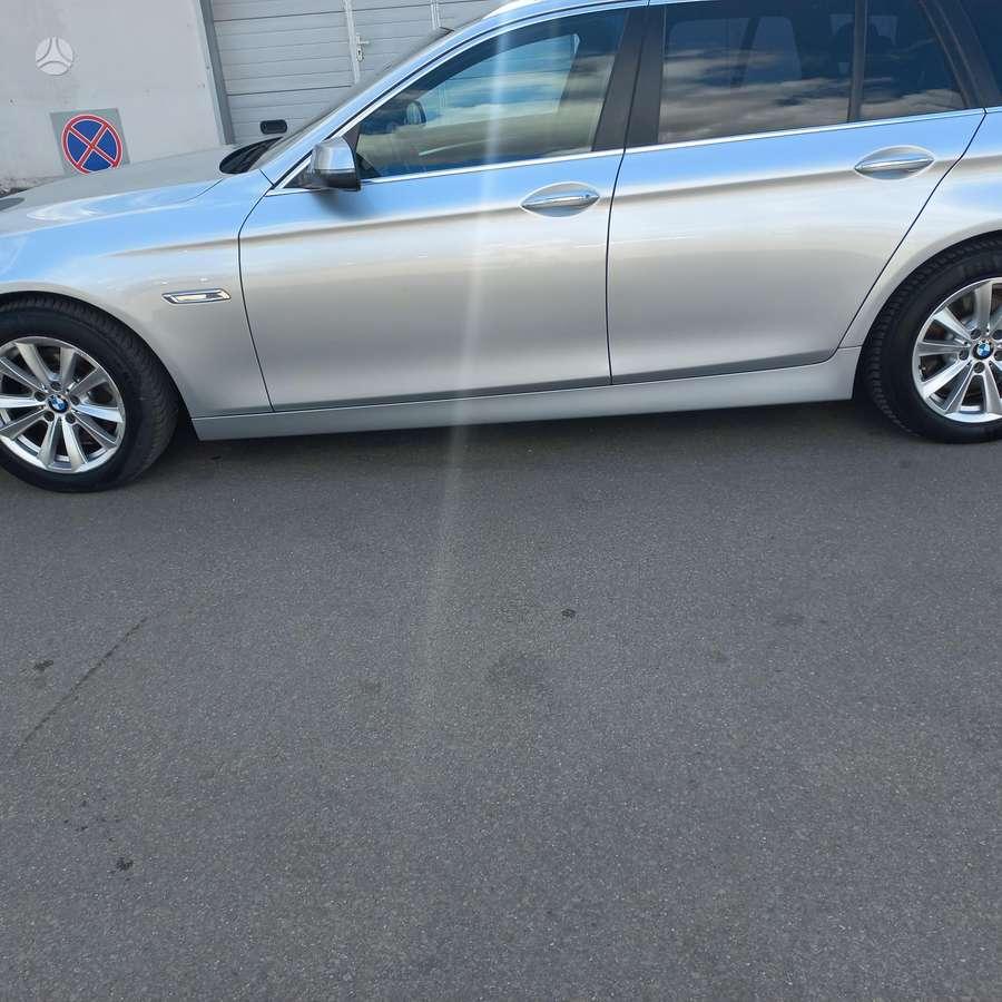 Grey BMW 520 2013 in Panevezys, with an engine capacity of 2.00 L and mileage of 221 thousand km for 7850 €, photo 13 on AUTOMOTO.COM.LV