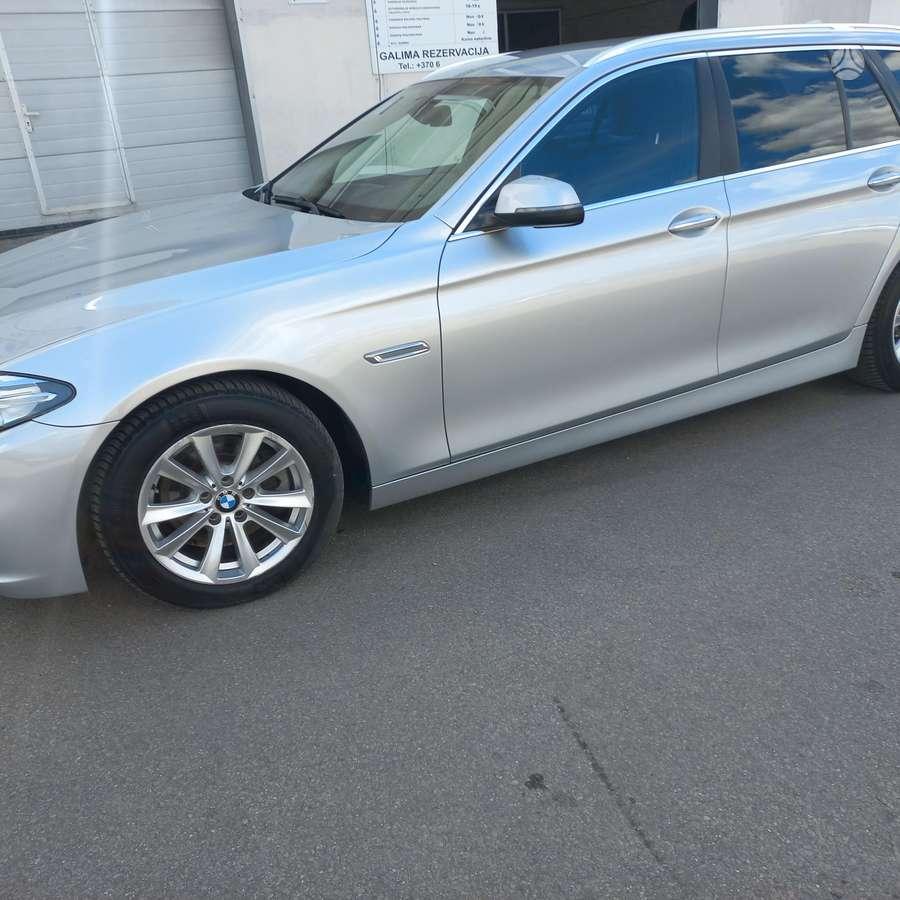 Grey BMW 520 2013 in Panevezys, with an engine capacity of 2.00 L and mileage of 221 thousand km for 7850 €, photo 14 on AUTOMOTO.COM.LV
