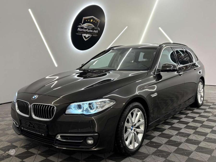 Grey BMW 520 2014 in Marijampole, with an engine capacity of 2.00 L and mileage of 290 thousand km for 10850 €, photo 24 on AUTOMOTO.COM.LV
