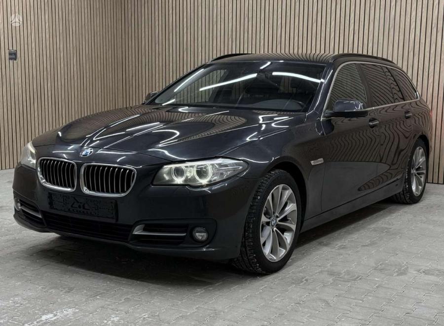 Pelēks BMW 520 2014 Marijampole, ar dzinēja tilpumu 2.00 L un nobraukumu 267 tūkst. km par 9499 €, foto 4 vietnē AUTOMOTO.COM.LV