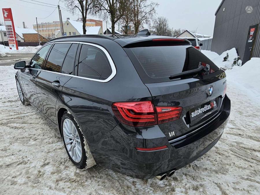 Grey BMW 520 2014 in Siauliai, with an engine capacity of 2.00 L and mileage of 282 thousand km for 8950 €, photo 4 on AUTOMOTO.COM.LV