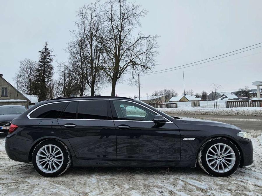 Grey BMW 520 2014 in Siauliai, with an engine capacity of 2.00 L and mileage of 282 thousand km for 8950 €, photo 9 on AUTOMOTO.COM.LV