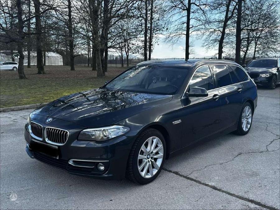 Pelēks BMW 520 2014 Kalvarija, ar dzinēja tilpumu 2.00 L un nobraukumu 350 tūkst. km par 8350 €, foto 1 vietnē AUTOMOTO.COM.LV