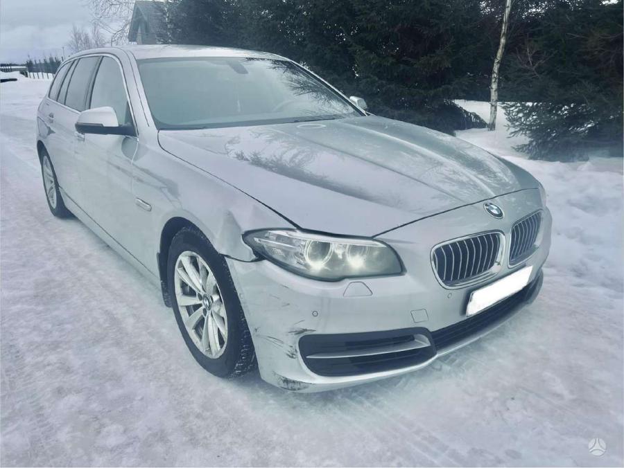 Grey BMW 520 2014 in Klaipeda, with an engine capacity of 2.00 L and mileage of 300 thousand km for 6700 €, photo 3 on AUTOMOTO.COM.LV