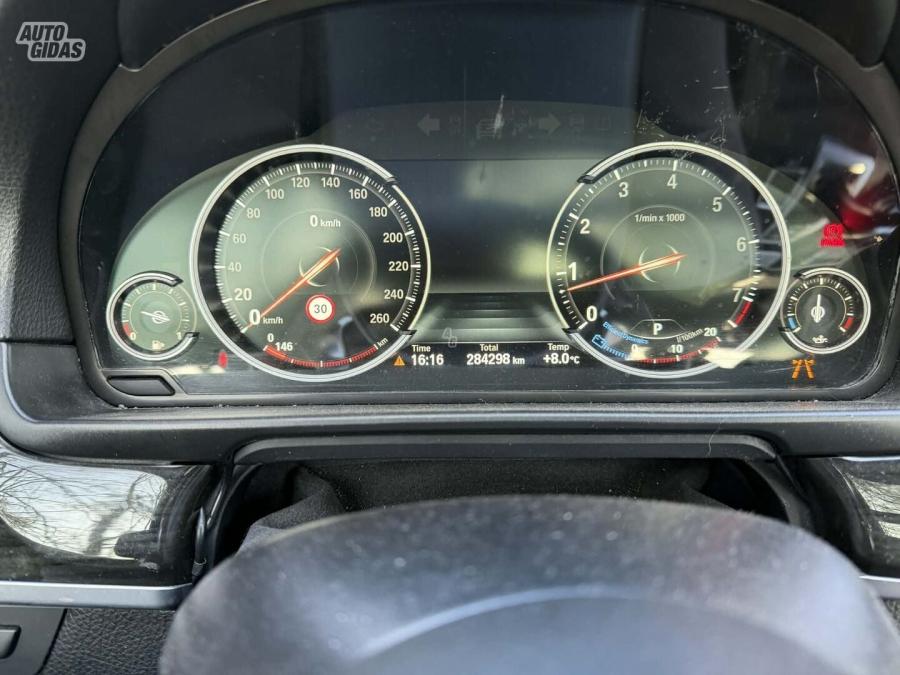 Grey BMW 520 2014 in Kaunas, with an engine capacity of 2.00 L and mileage of 284 thousand km for 8500 €, photo 17 on AUTOMOTO.COM.LV
