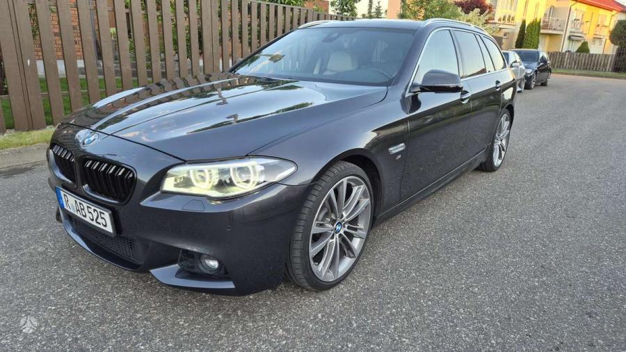 Pelēks BMW 520 2014 Viļņa, ar dzinēja tilpumu 2.00 L un nobraukumu 167 tūkst. km par 12999 €, foto 1 vietnē AUTOMOTO.COM.LV