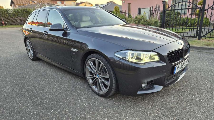 Pelēks BMW 520 2014 Viļņa, ar dzinēja tilpumu 2.00 L un nobraukumu 167 tūkst. km par 12999 €, foto 4 vietnē AUTOMOTO.COM.LV