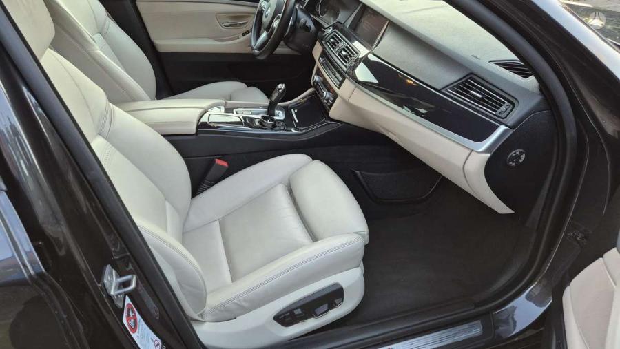 Pelēks BMW 520 2014 Viļņa, ar dzinēja tilpumu 2.00 L un nobraukumu 167 tūkst. km par 12999 €, foto 11 vietnē AUTOMOTO.COM.LV