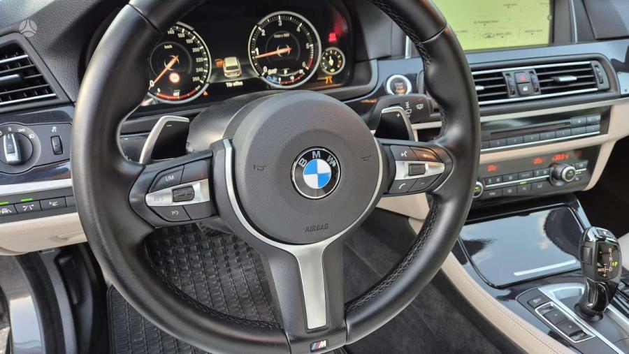 Pelēks BMW 520 2014 Viļņa, ar dzinēja tilpumu 2.00 L un nobraukumu 167 tūkst. km par 12999 €, foto 14 vietnē AUTOMOTO.COM.LV