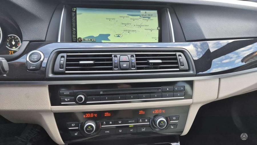 Pelēks BMW 520 2014 Viļņa, ar dzinēja tilpumu 2.00 L un nobraukumu 167 tūkst. km par 12999 €, foto 18 vietnē AUTOMOTO.COM.LV