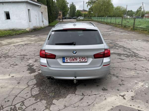 Grey BMW 520 2014 in Pasvalys, with an engine capacity of 2.00 L and mileage of 260 thousand km for 7499 €, photo 10 on AUTOMOTO.COM.LV