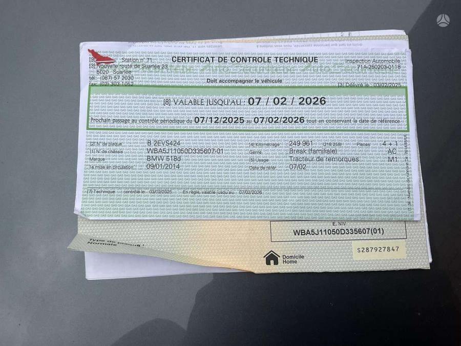 Серый БМВ 520 2014 в Пасвалис, объемом двигателя 2.00 л и пробегом 260 тыс. км за 7499 €, фото 22 на AUTOMOTO.COM.LV