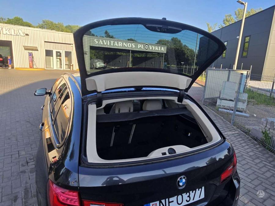 Grey BMW 520 2014 in Marijampole, with an engine capacity of 2.00 L and mileage of 305 thousand km for 9880 €, photo 14 on AUTOMOTO.COM.LV
