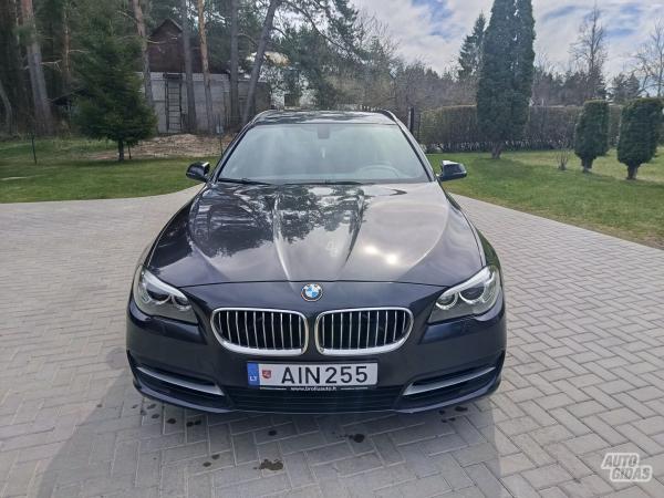 Grey BMW 520 2014 in Vilnius, with an engine capacity of 2.00 L and mileage of 354 thousand km for 9500 €, photo 1 on AUTOMOTO.COM.LV