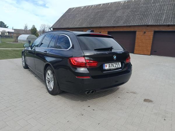 Grey BMW 520 2014 in Vilnius, with an engine capacity of 2.00 L and mileage of 354 thousand km for 9500 €, photo 3 on AUTOMOTO.COM.LV
