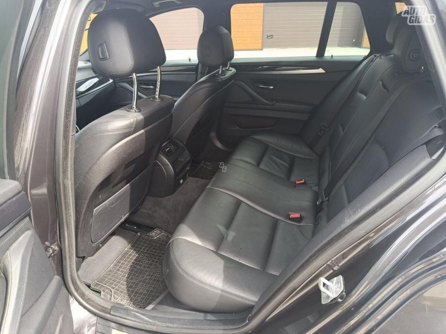 Grey BMW 520 2014 in Vilnius, with an engine capacity of 2.00 L and mileage of 354 thousand km for 9500 €, photo 5 on AUTOMOTO.COM.LV