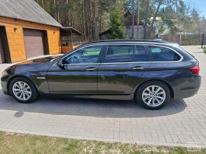 Grey BMW 520 2014 in Vilnius, with an engine capacity of 2.00 L and mileage of 354 thousand km for 9500 €, photo 6 on AUTOMOTO.COM.LV