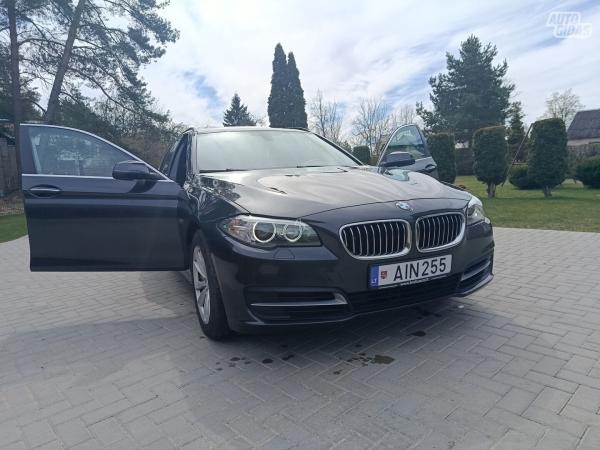 Grey BMW 520 2014 in Vilnius, with an engine capacity of 2.00 L and mileage of 354 thousand km for 9500 €, photo 10 on AUTOMOTO.COM.LV
