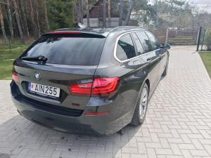 Grey BMW 520 2014 in Vilnius, with an engine capacity of 2.00 L and mileage of 354 thousand km for 9500 €, photo 13 on AUTOMOTO.COM.LV