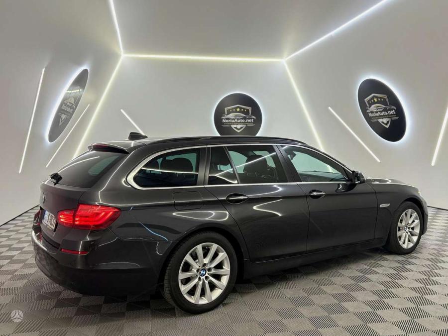 Grey BMW 520 2014 in Marijampole, with an engine capacity of 2.00 L and mileage of 282 thousand km for 12650 €, photo 28 on AUTOMOTO.COM.LV