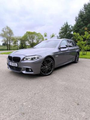 Grey BMW 520 2014 in Birzai, with an engine capacity of 2.00 L and mileage of 296 thousand km for 13300 €, photo 4 on AUTOMOTO.COM.LV