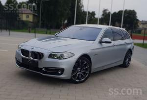Pelēks BMW 520 2014 Rīga, ar dzinēja tilpumu 2.00 L un nobraukumu 293 tūkst. km par 10750 €, foto  vietnē AUTOMOTO.COM.LV