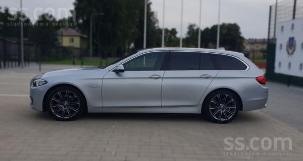 Grey BMW 520 2014 in Riga, with an engine capacity of 2.00 L and mileage of 293 thousand km for 10750 €, photo 3 on AUTOMOTO.COM.LV