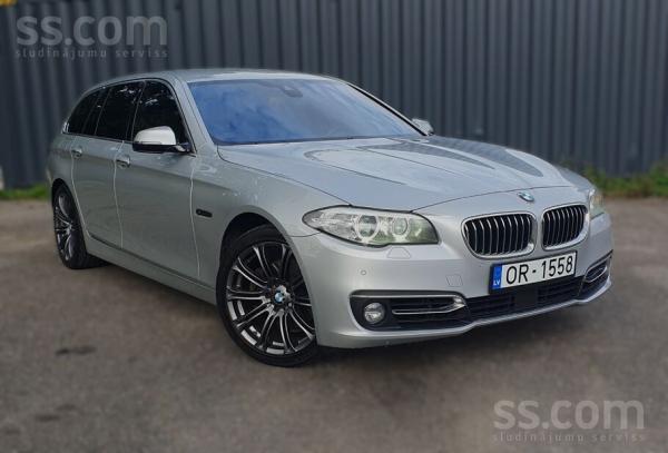 Grey BMW 520 2014 in Riga, with an engine capacity of 2.00 L and mileage of 293 thousand km for 10450 €, photo 5 on AUTOMOTO.COM.LV