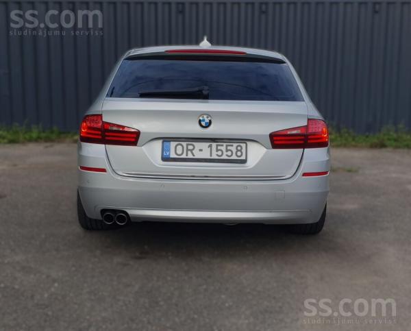 Grey BMW 520 2014 in Riga, with an engine capacity of 2.00 L and mileage of 293 thousand km for 10450 €, photo 7 on AUTOMOTO.COM.LV